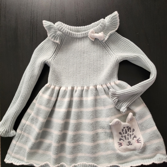 Max Studio | Dresses | Max Studio Light Blue Green Dress Sz 24 Months ...